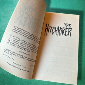 The Hitchhiker by R. L. Stine Vintage 90s Spooky Scholastic YA Horror ...