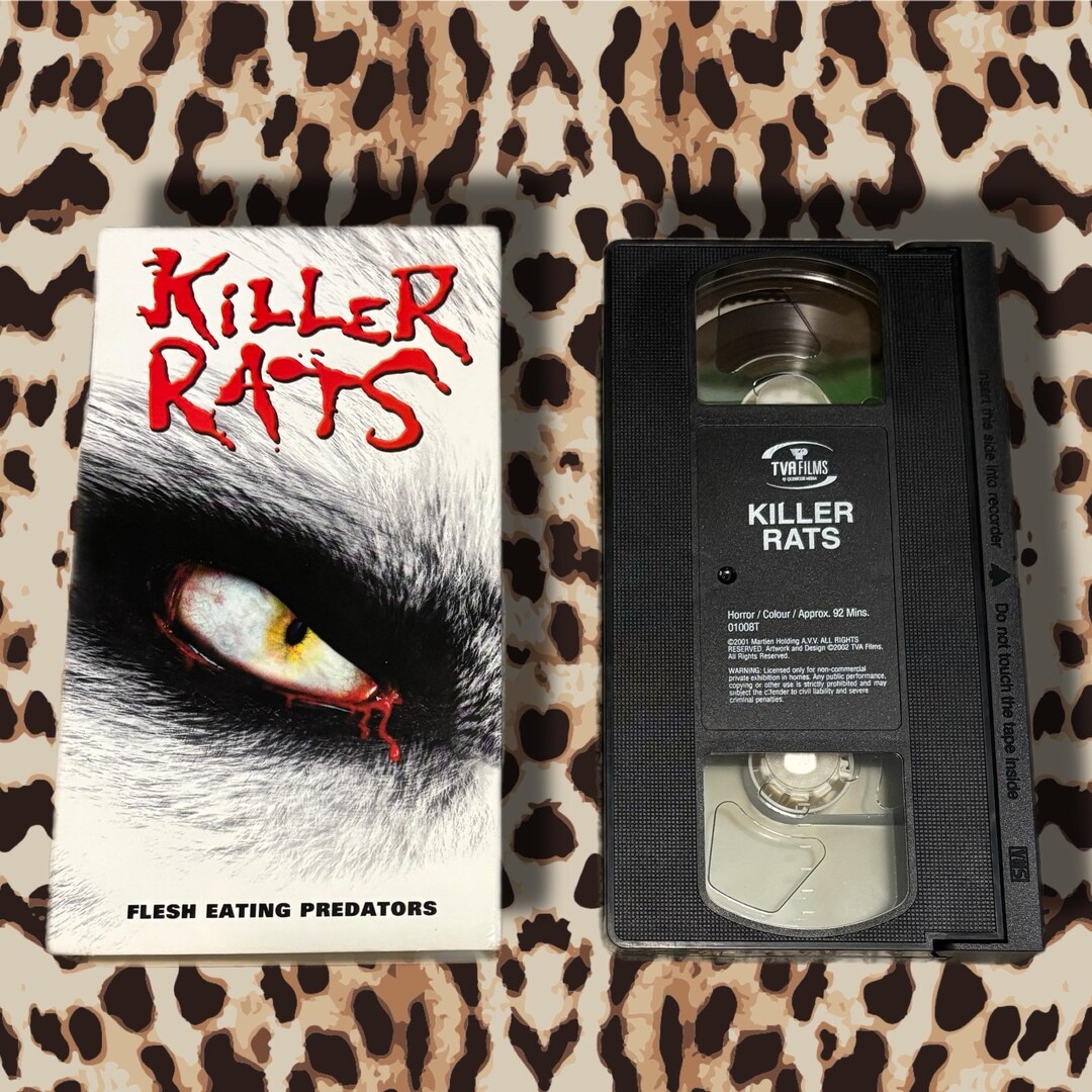 Killer Rats (2003) Vintage Horror VHS Tape - Etsy Canada