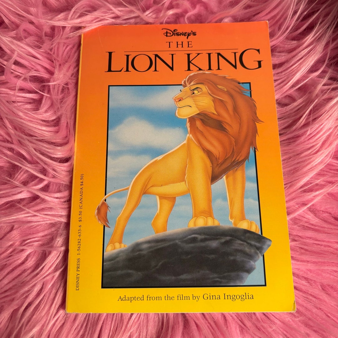 Vintage 90s Disneys the Lion King Paperback Book Movie Novelization - Etsy