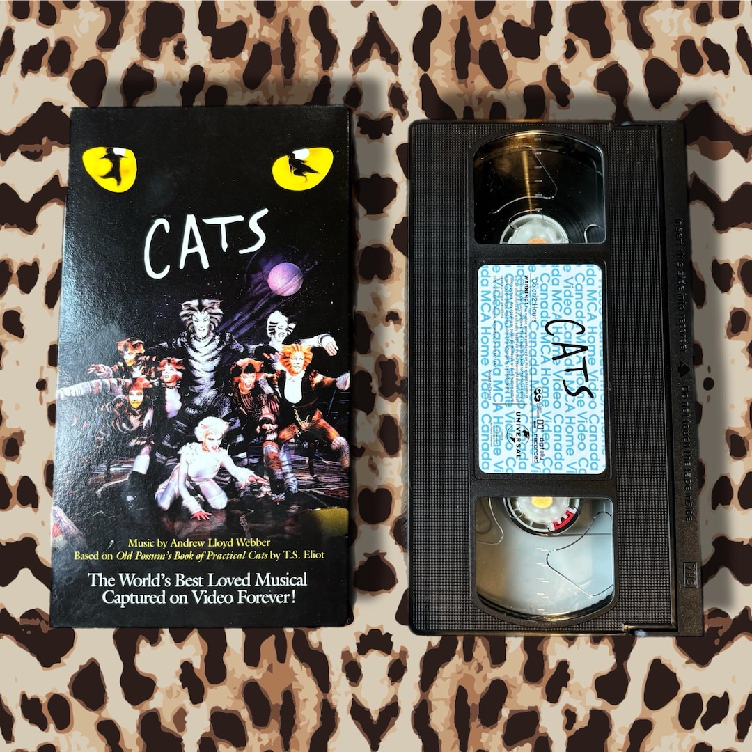 Cats (1998) Musical VHS Tape - Etsy