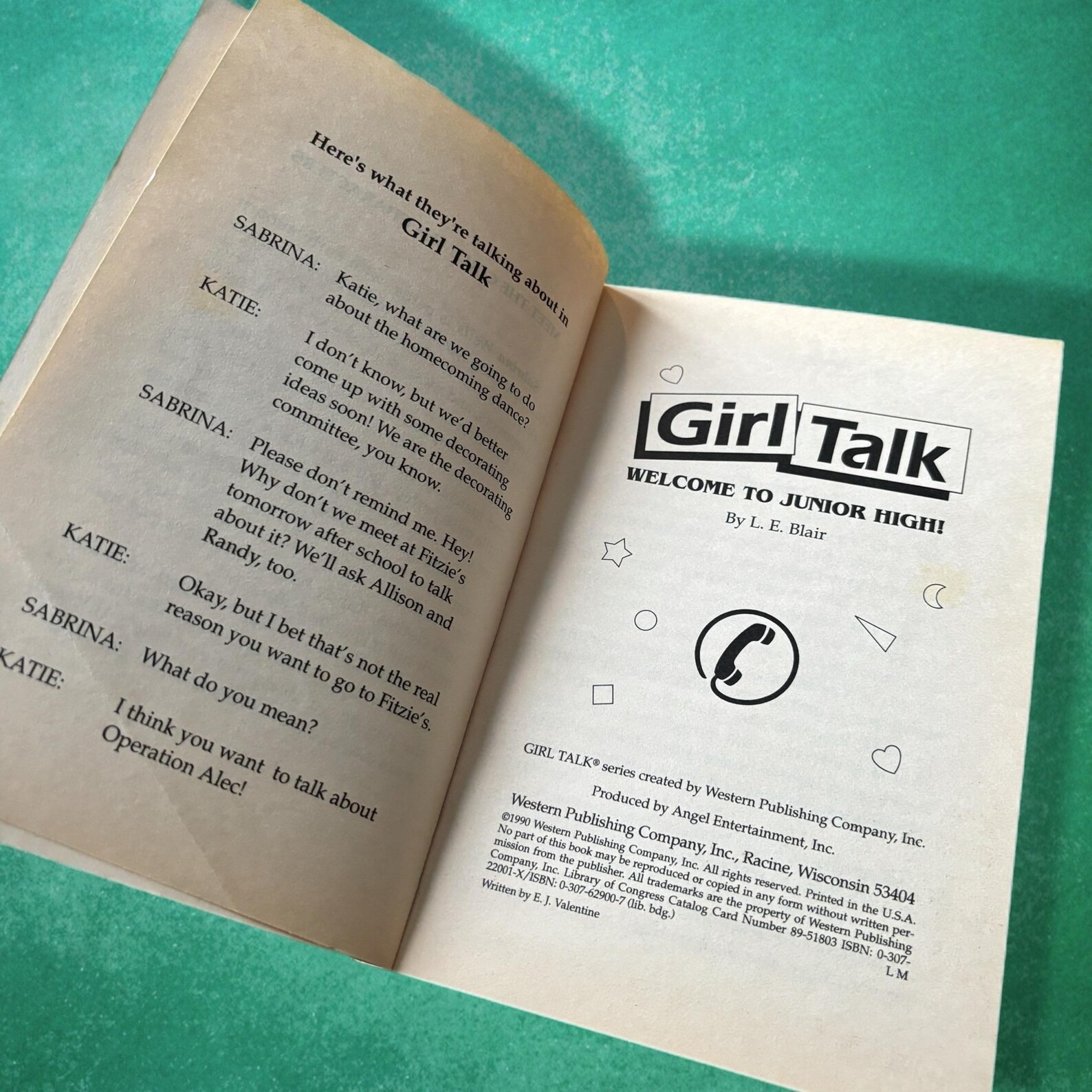 Girl Talk: Welcome to Junior High, 90s Kids Paperback Book - Etsy