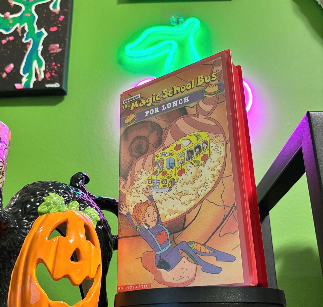 The Magic School Bus for Lunch Vintage Scholastic 90s Cartoon VHS Tape ...