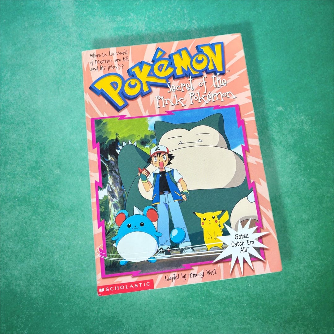 Pokémon #10: Secret of the Pink Pokémon, Vintage Scholastic Paperback ...
