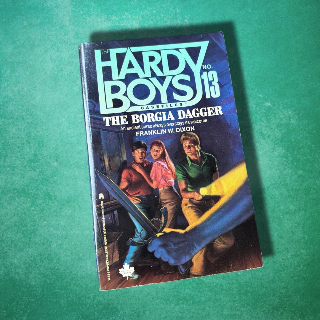 The Hardy Boys Casefiles #13: the Borgia Dagger, 1988 Paperback - Etsy