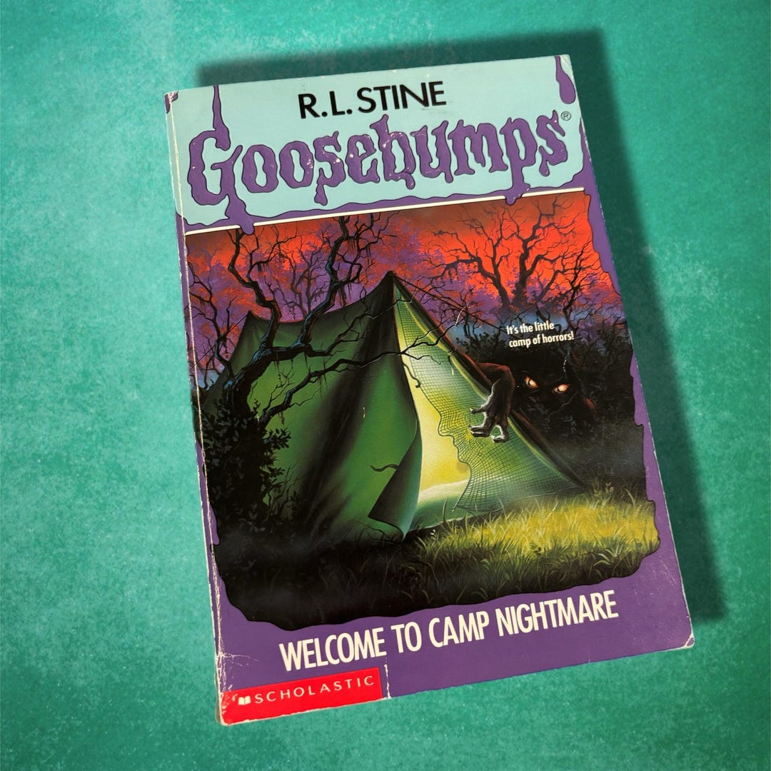 Goosebumps #9 Welcome to Camp Nightmare by R. L. Stine Vintage 90s ...