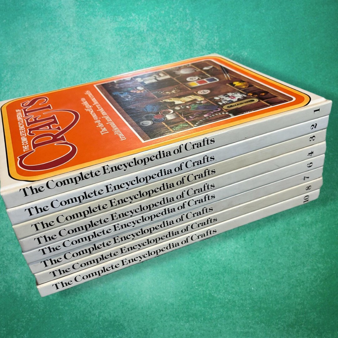 The Complete Encyclopedia of Crafts Vintage 1970s Guide Books, CHOOSE ...