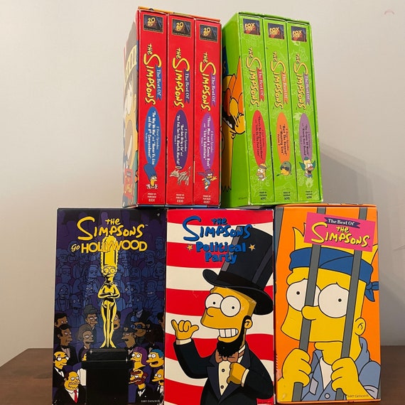 The Simpsons VHS Box Sets | Etsy