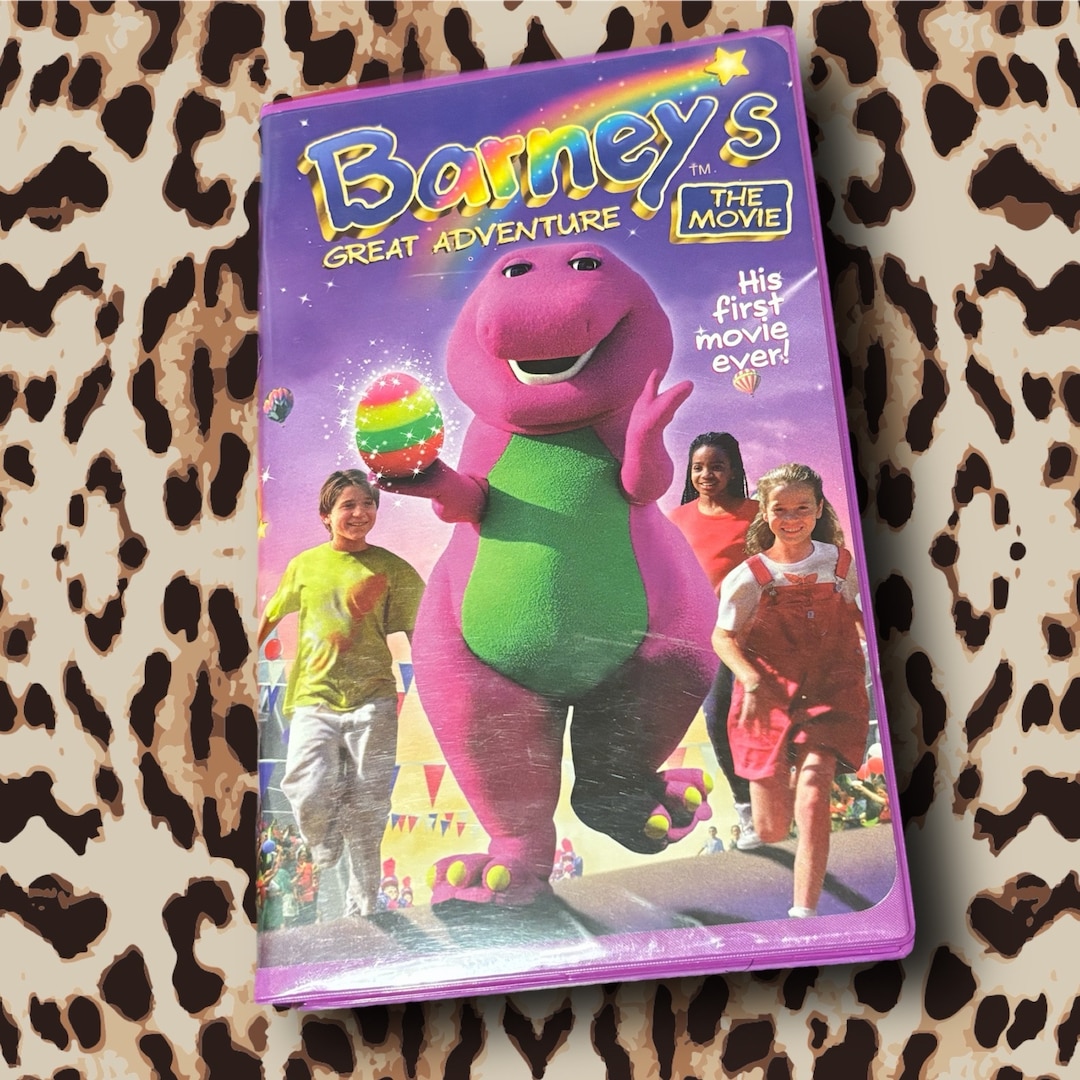 Barney’s Great Adventure the Movie (1998) Nostalgic Clamshell VHS Tape ...
