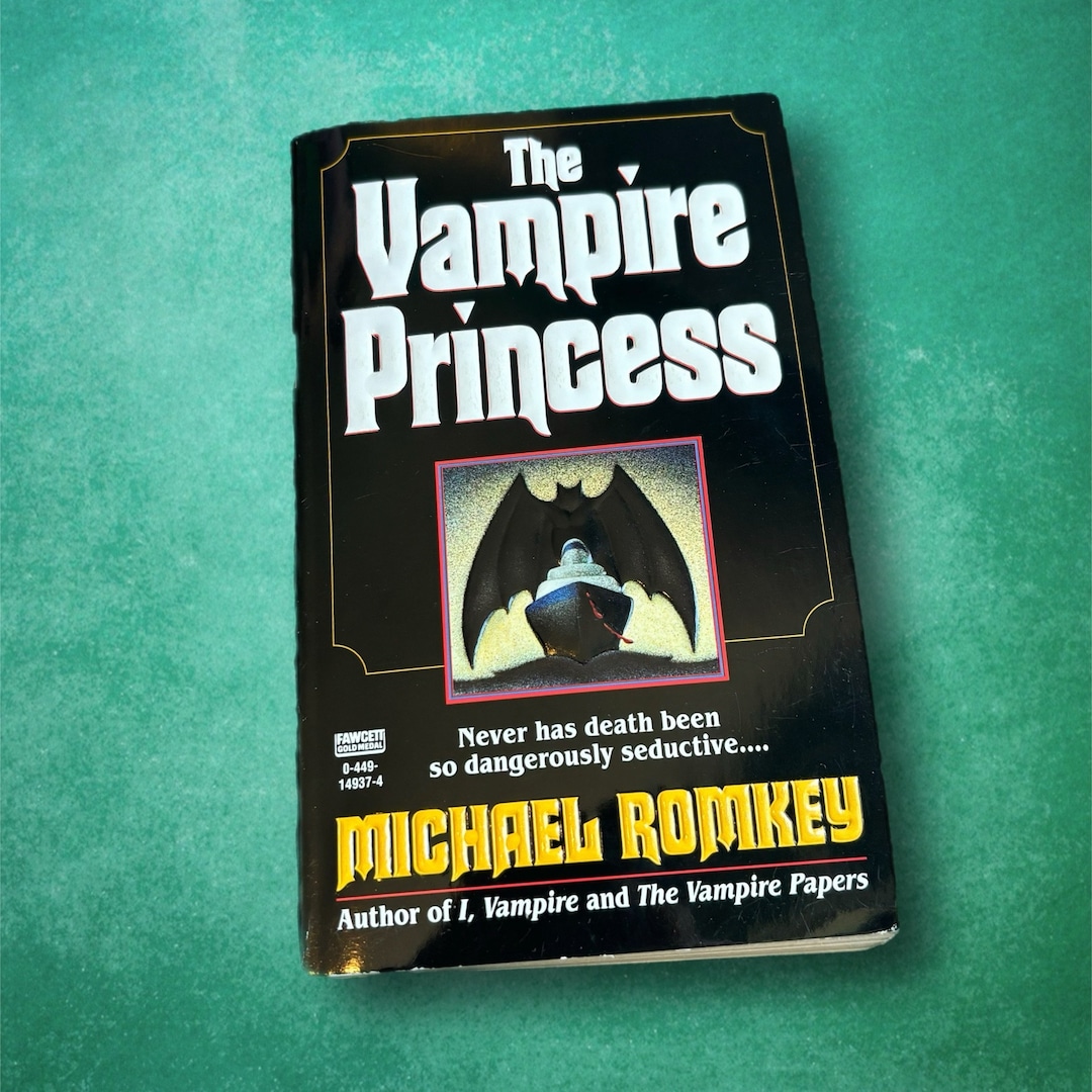 The Vampire Princess by Michael Romkey Vintage 90s Horror Romance ...