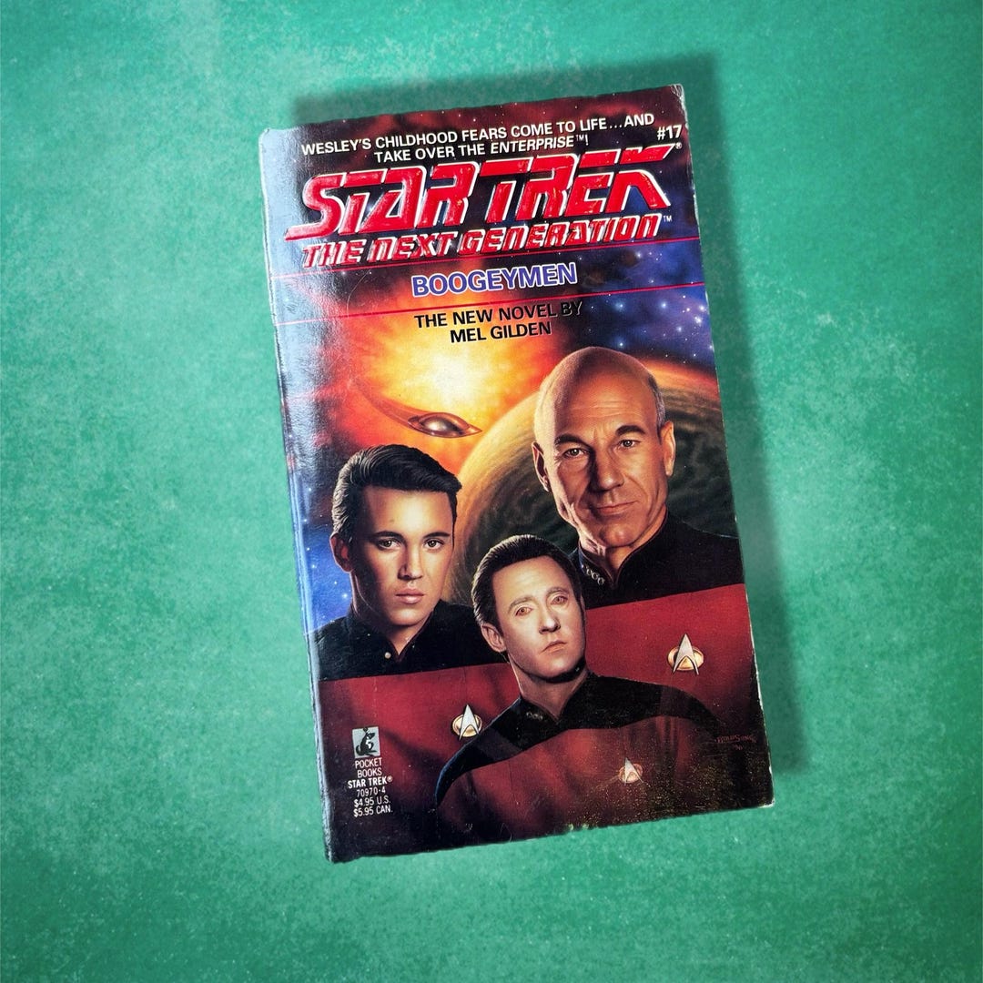 Star Trek the Next Generation Book #17 Boogeymen by Mel Gilden Vintage ...