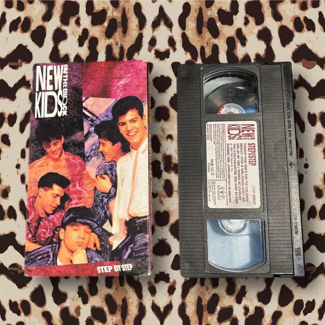 New Kids on the Block Step by Step (1990) Vintage Pop Music VHS Tape - Etsy