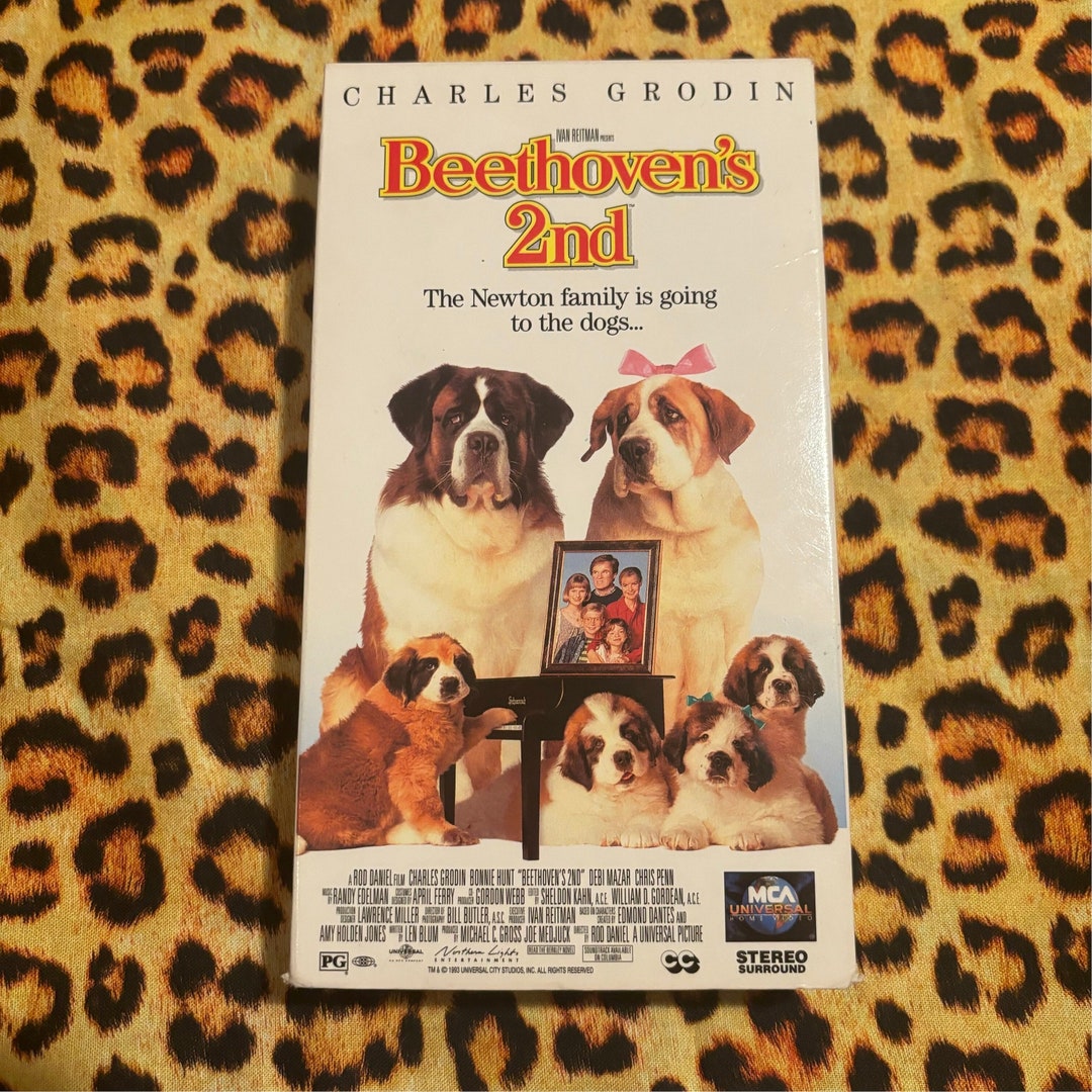 Beethovens 2nd 1993 Nostalgic Family Movie VHS Tape - Etsy