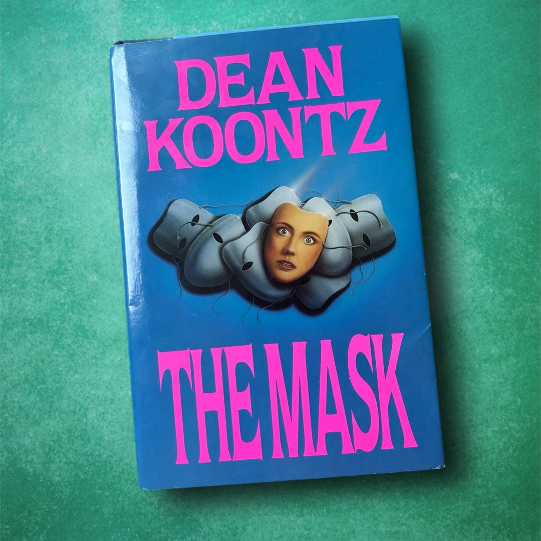 The Mask by Dean Koontz Vintage 80s Hardcover Horror Thriller Book - Etsy