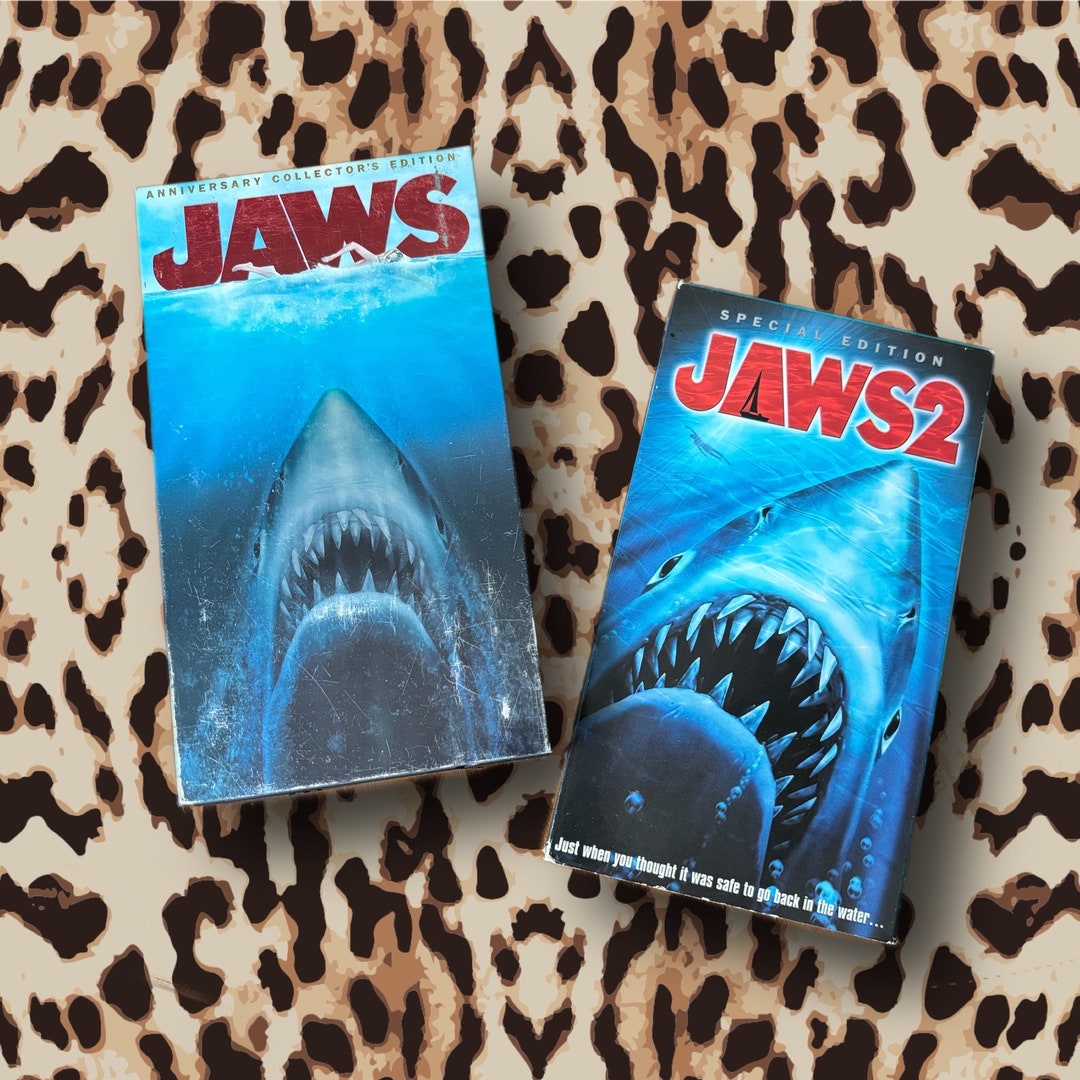 Lot of 2 Jaws & Jaws 2 Horror Thriller VHS Tapes - Etsy