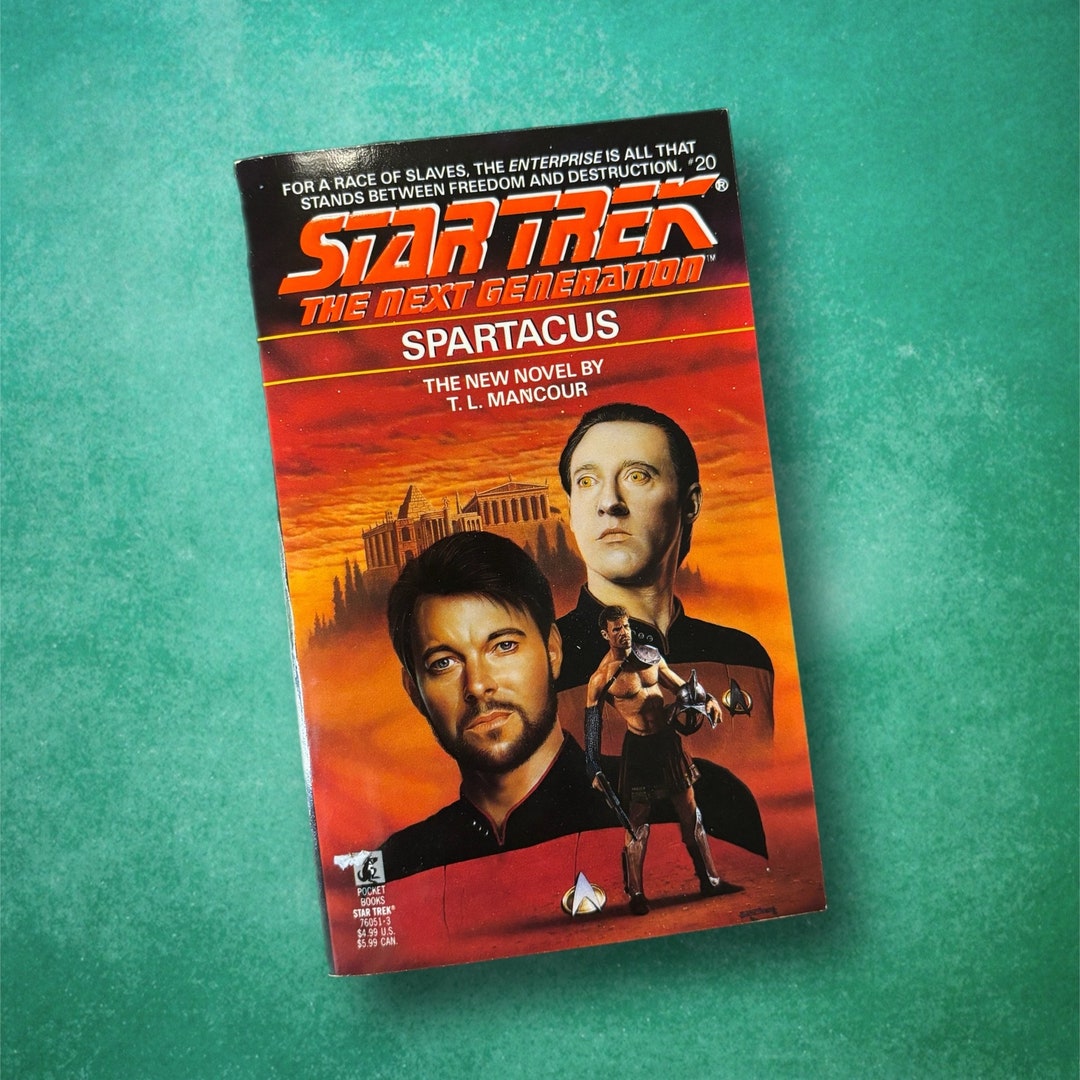 Star Trek the Next Generation Book 20 Spartacus Vintage 90s Sci Fi ...