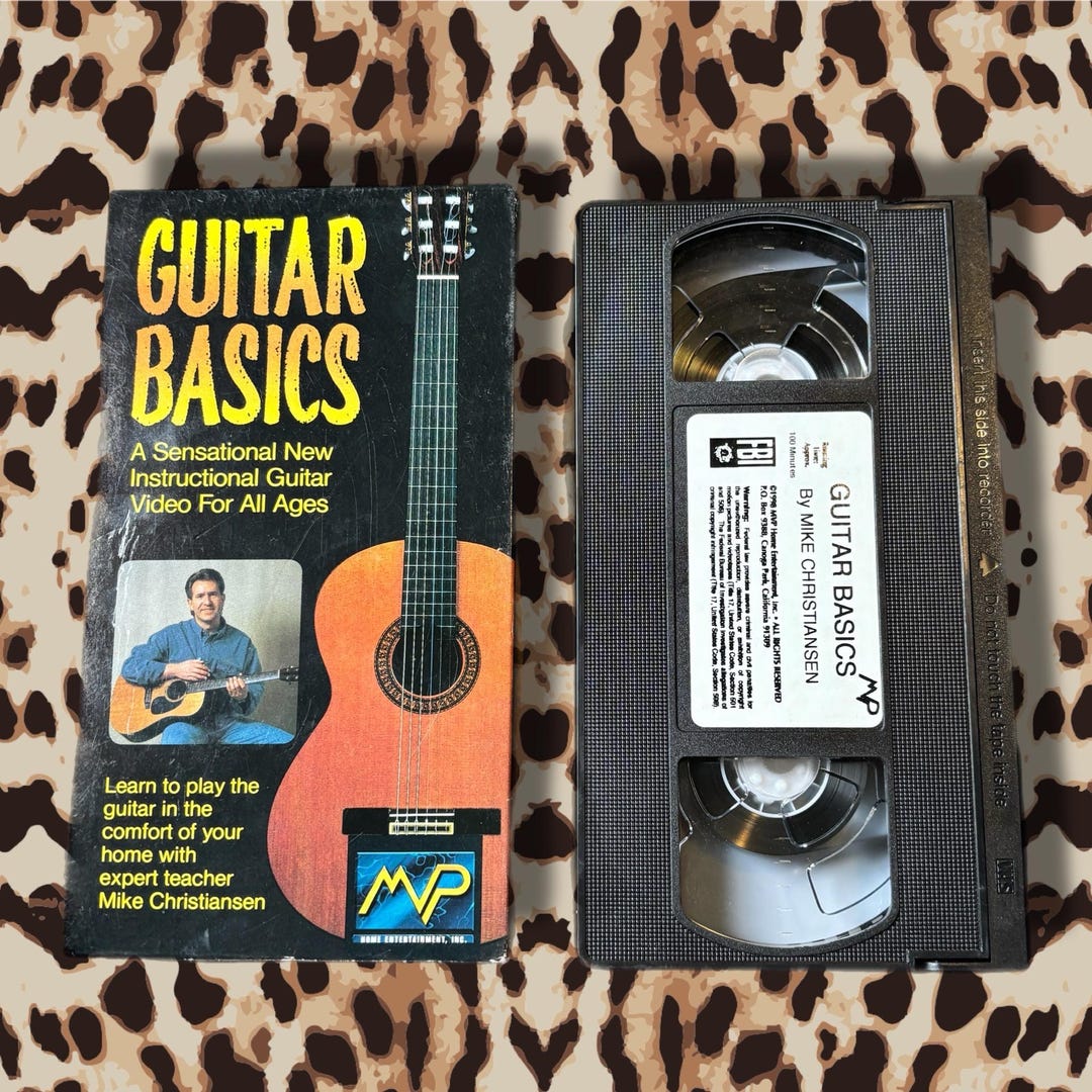 Guitar Basics (1993) Vintage Instructional Music VHS Tape, Nostalgic ...