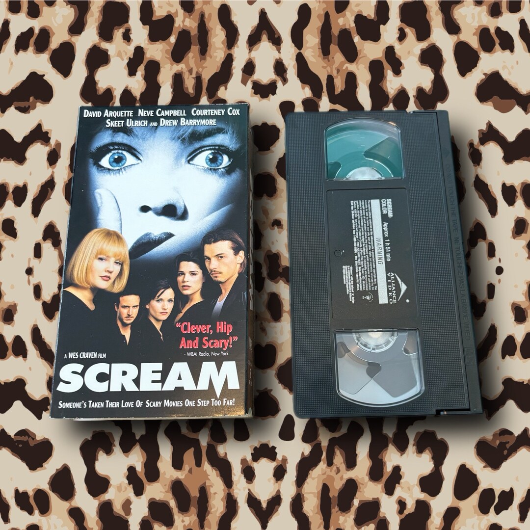 Scream (1996) Vintage Horror Slasher VHS Tape - Etsy