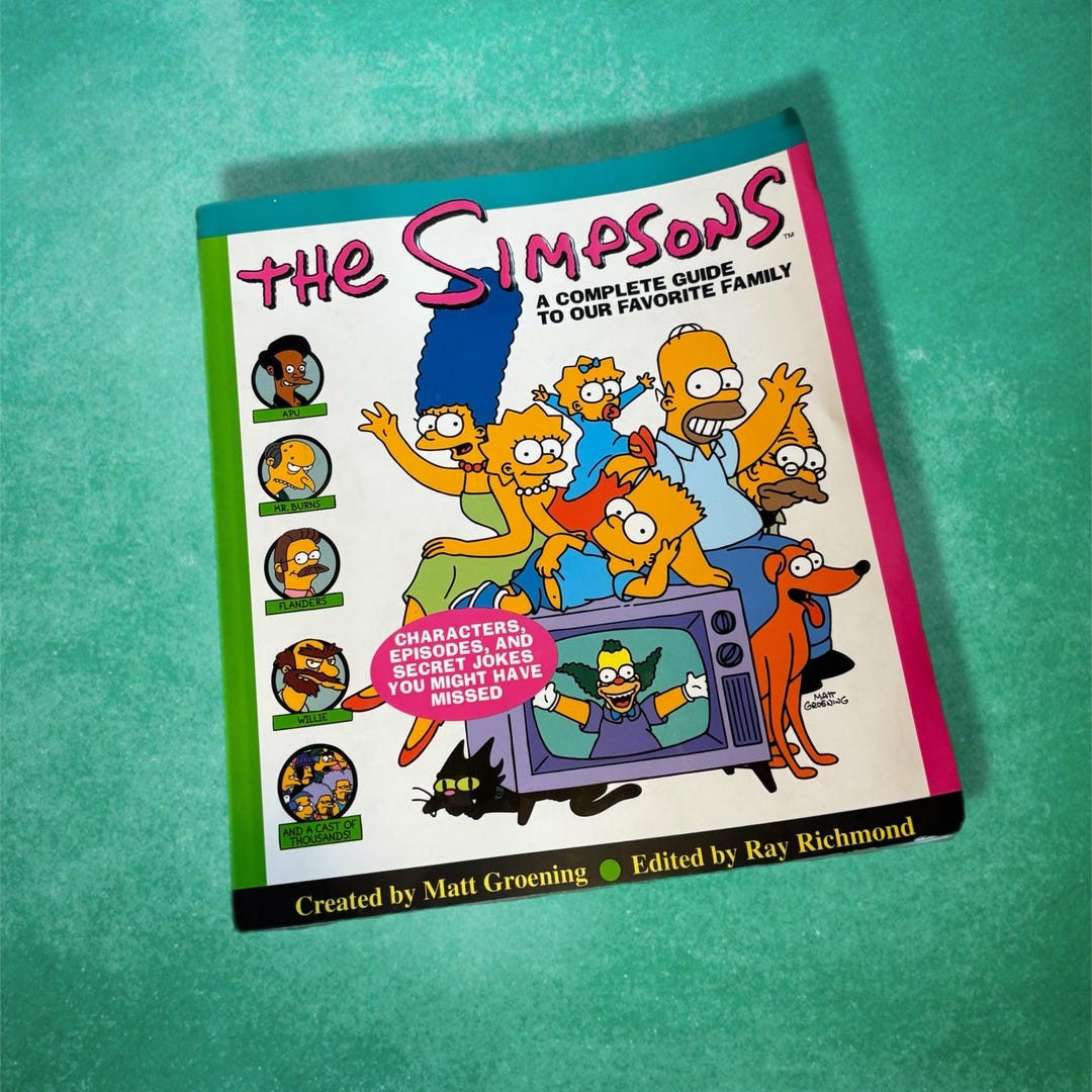 The Simpsons: A Complete Guide to Our Favorite Family Paperback Book - Etsy