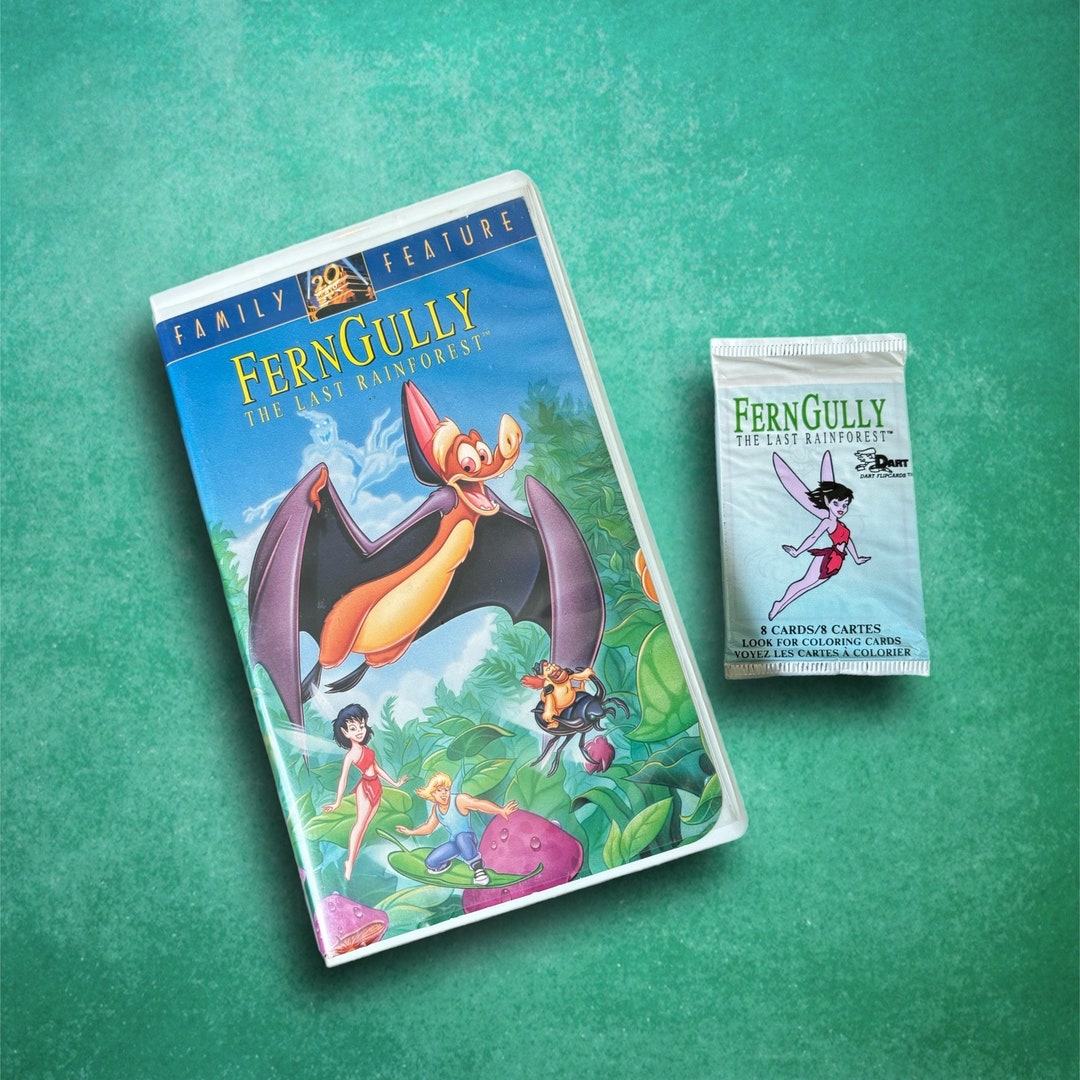Vintage Fern Gully VHS Tape & Trading Card Gift Bundle - Etsy
