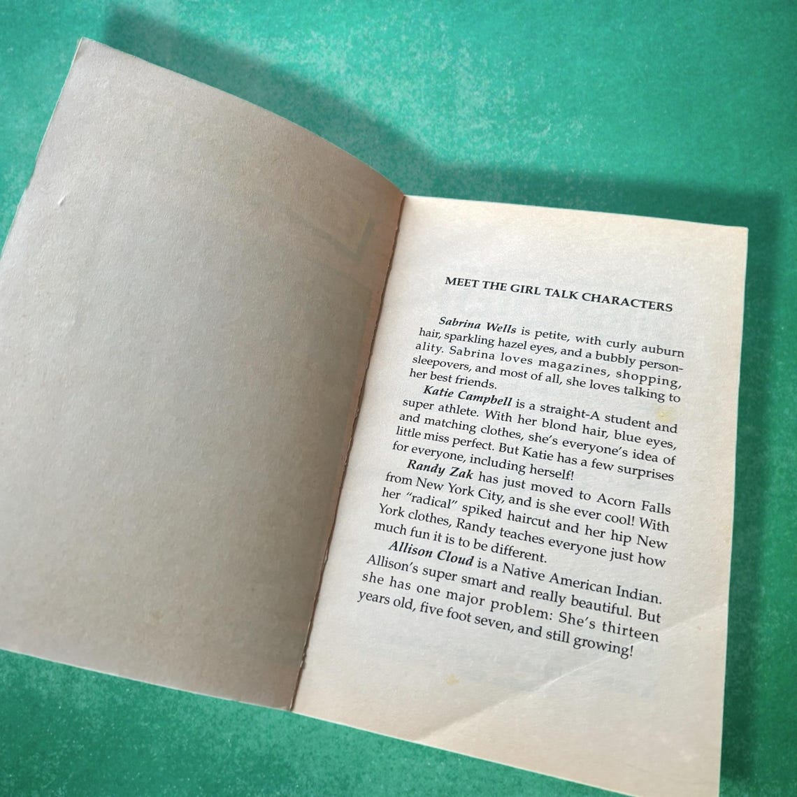 Girl Talk: Welcome to Junior High, 90s Kids Paperback Book - Etsy