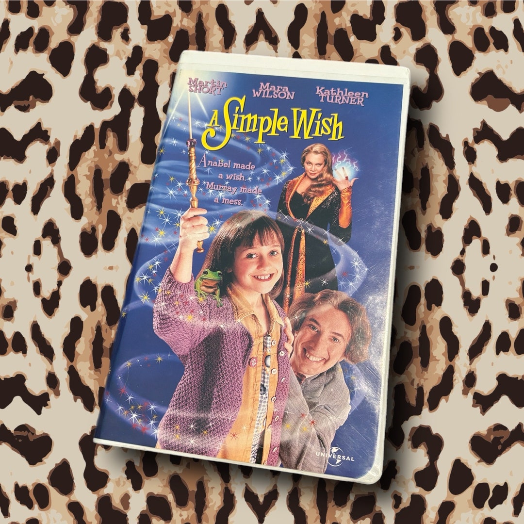 A Simple Wish (1997) Nostalgic Family Comedy Clamshell VHS Tape - Etsy
