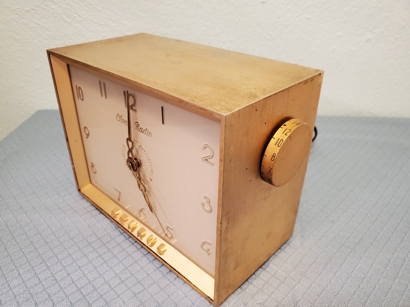 Rare 1955 Benrus Model 10B01, Vintage Collectable Metal Case Tube Clock ...