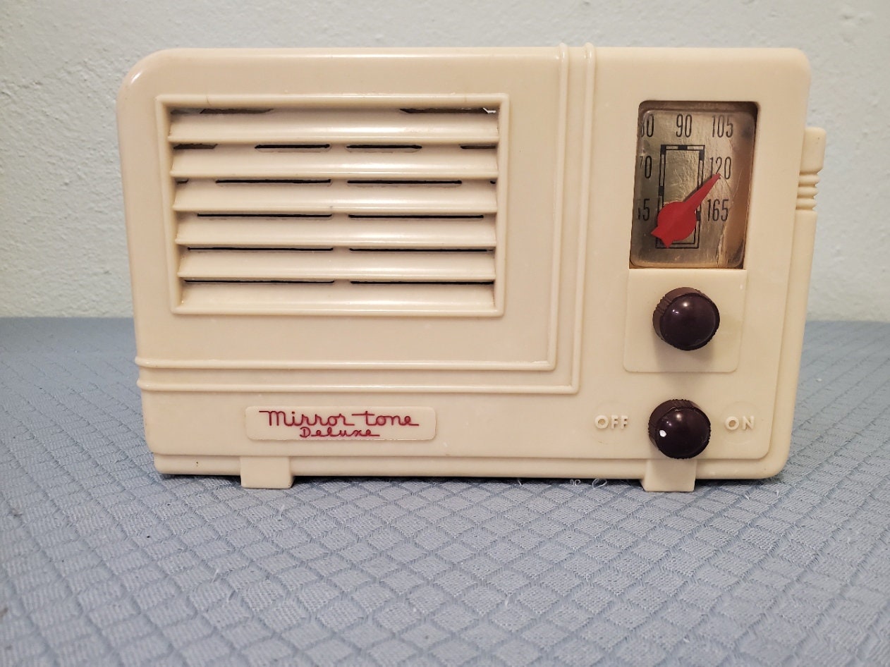 1947 Mirror Tone Tube Radio, Model 830, Restored AM Radio, Bluetooth ...