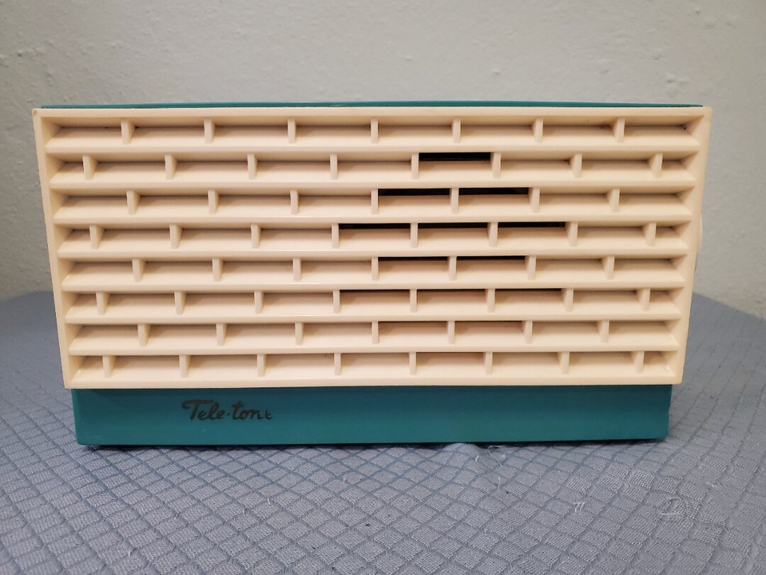 1960 Tele_tone MCM Tube Radio Restored With Aux Input for Bluetooth ...