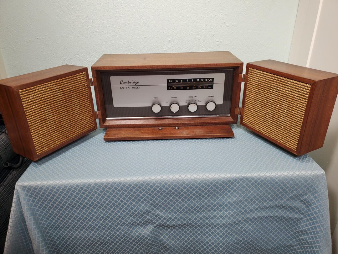 1962 Cambridge Tube Radio - Restored MCM AM/FM With Aux Input - Etsy