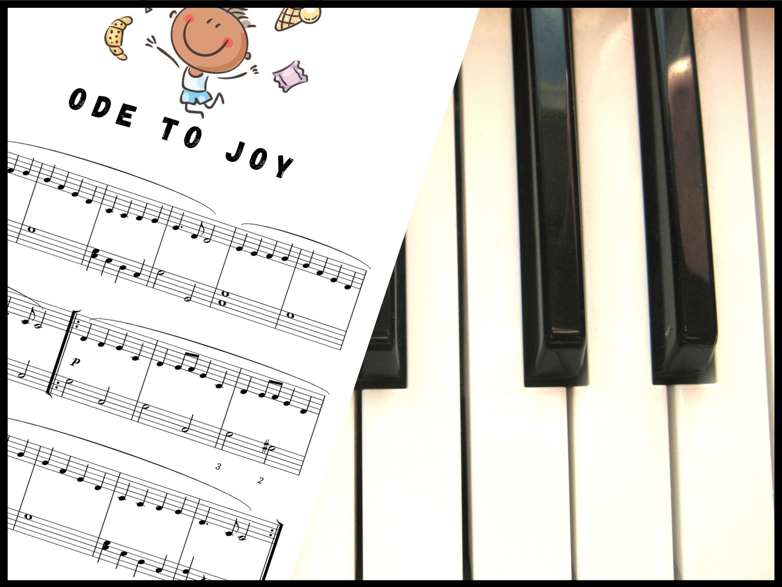 Beethoven Ode to Joy | Piano Sheet Music | Instant DIGITAL MUSIC ...