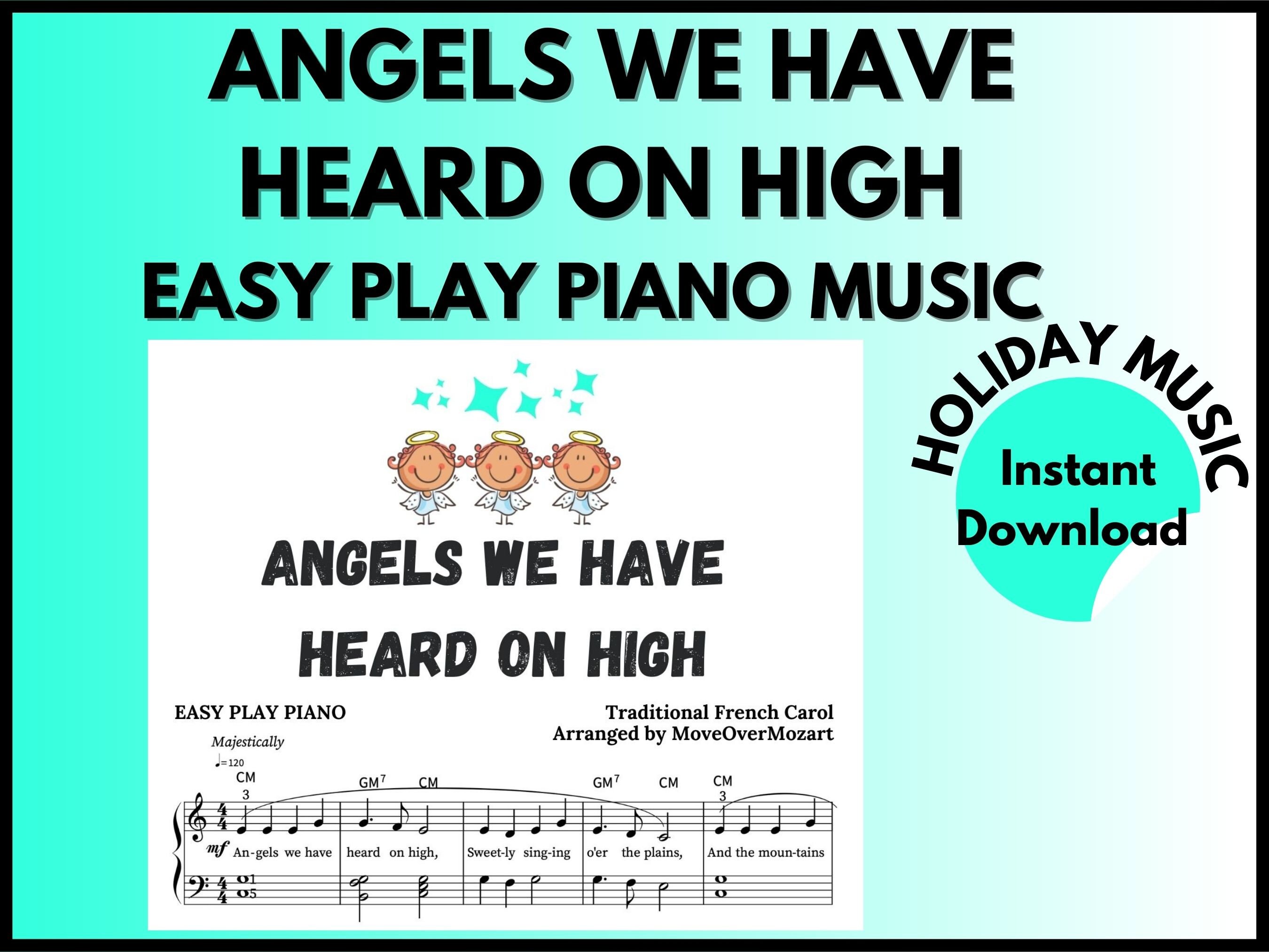 Angels We Have Heard on High, Christmas Sheet Music, Holiday Music ...