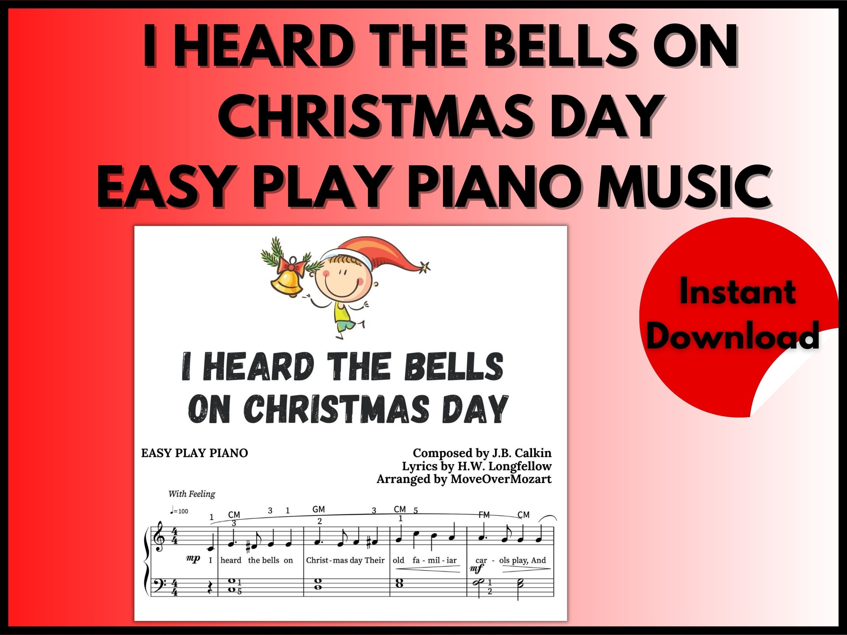 I Heard the Bells on Christmas Day, Christmas Sheet Music, Holiday ...