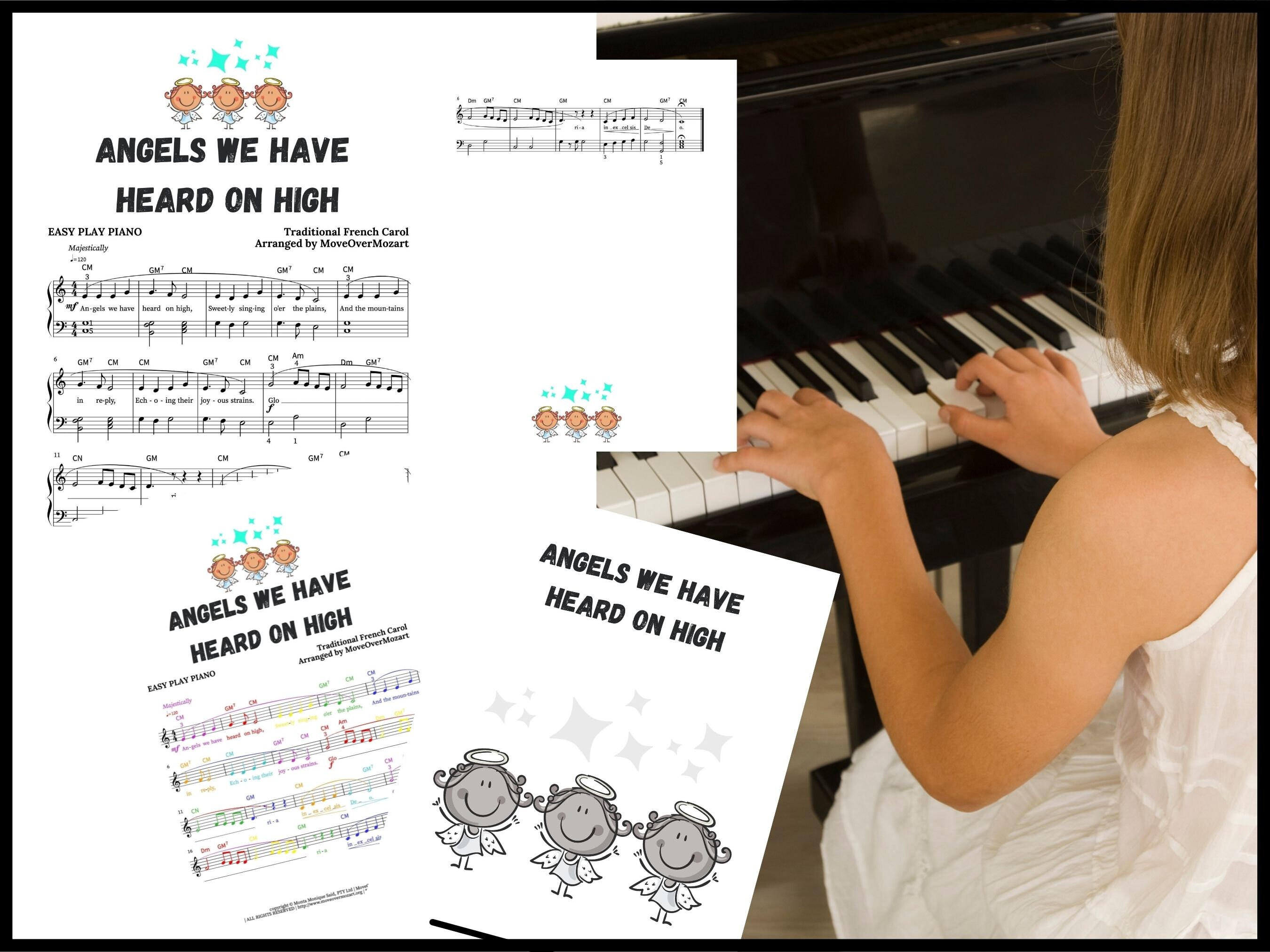 Angels We Have Heard on High, Christmas Sheet Music, Holiday Music ...