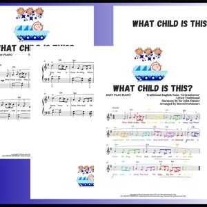 What Child is This, Christmas Sheet Music, Holiday Music, Piano Sheet ...