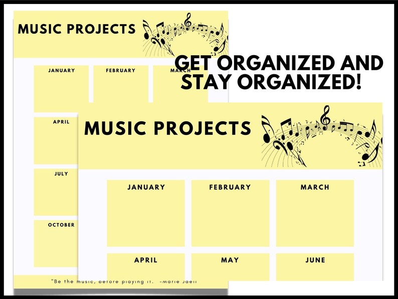 Happy Music Practice Plannerpractice Goalsmusic Plannermusic Practice ...