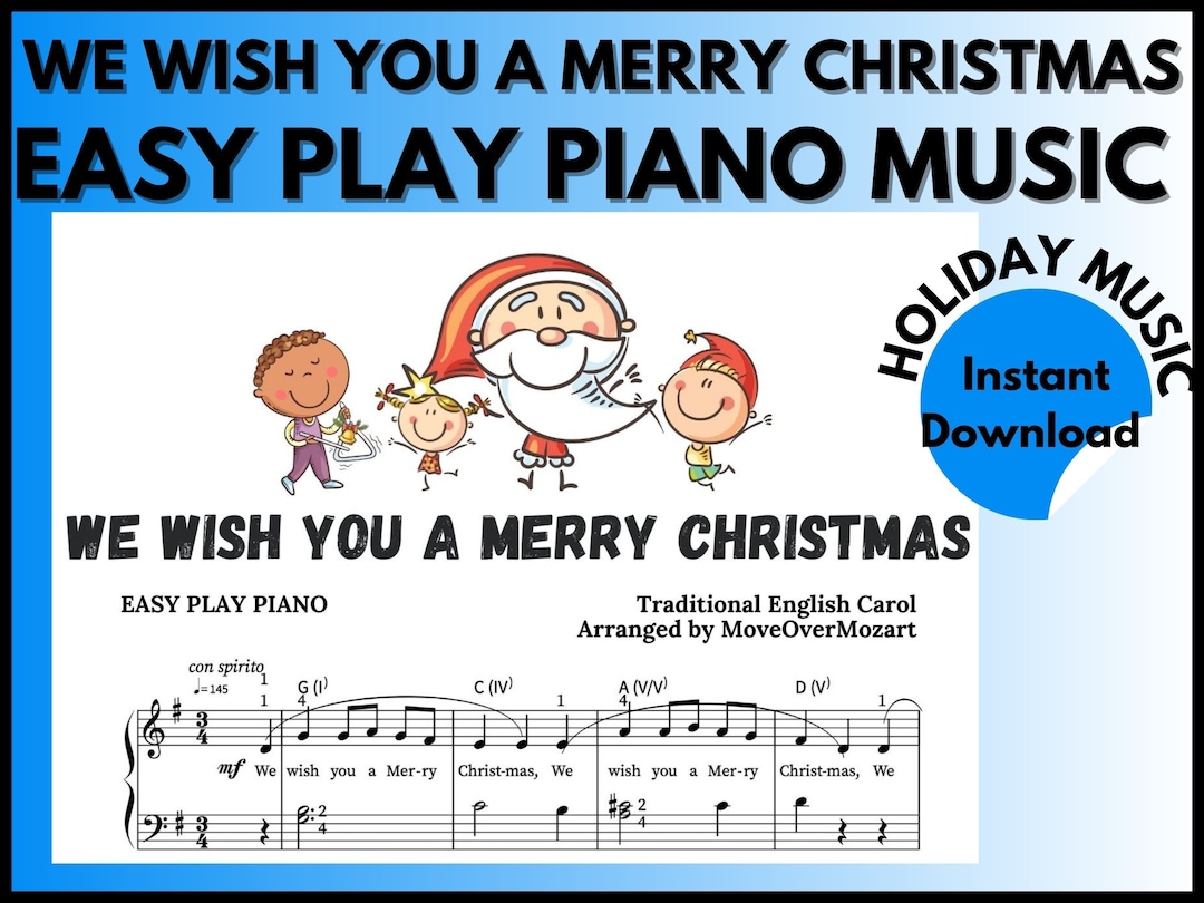 We Wish You A Merry Christmas, Christmas Sheet Music, Holiday Music ...