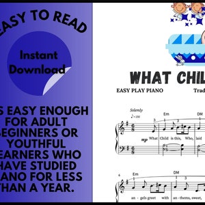 What Child is This, Christmas Sheet Music, Holiday Music, Piano Sheet ...