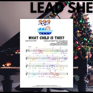 What Child is This, Christmas Sheet Music, Holiday Music, Piano Sheet ...