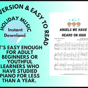 Angels We Have Heard on High, Christmas Sheet Music, Holiday Music ...