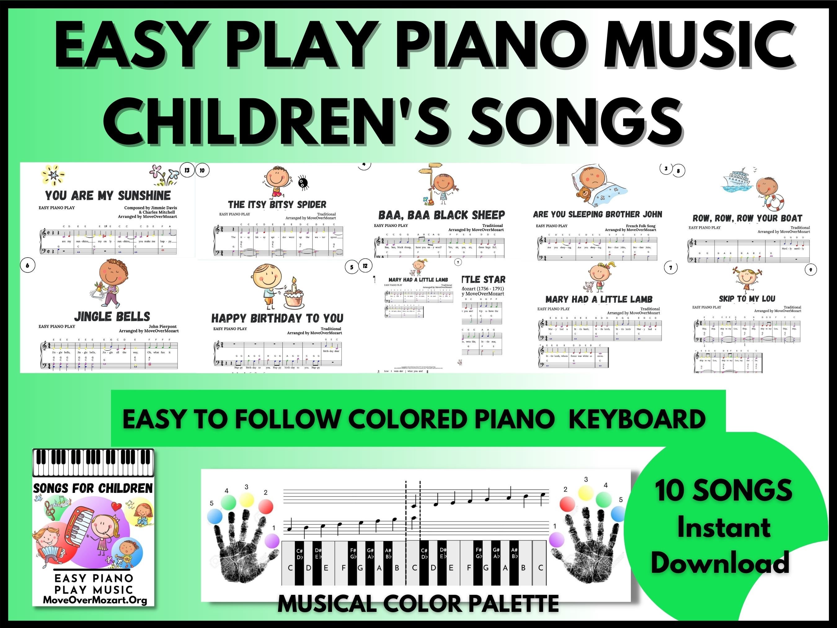 10 Easy Piano Songs Any Beginner Can Learn – PSYAAL