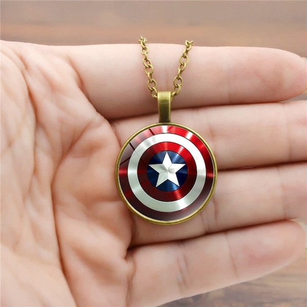 Captain America Jewelry - Etsy
