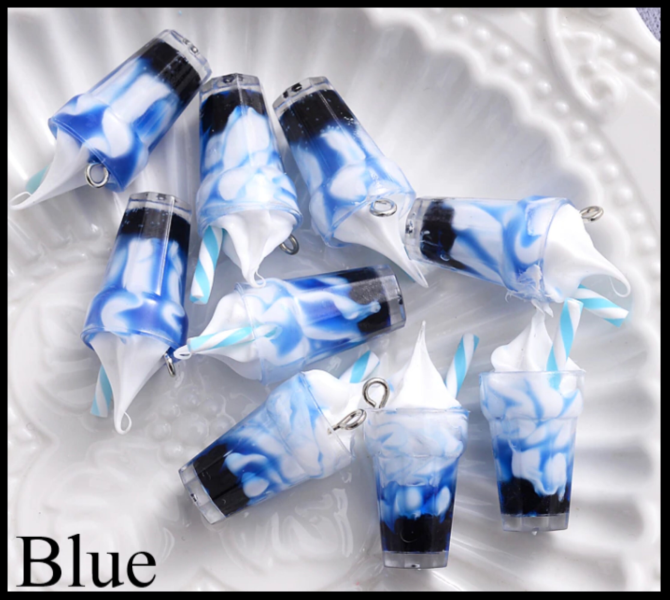 Mini Milkshake Cups/mini Bottles/party Favours/mini Tea Pendant - Etsy ...