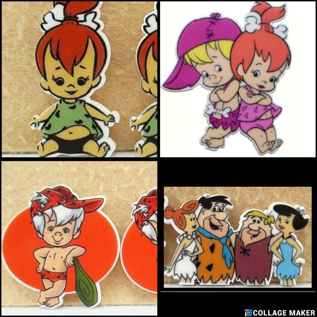 Cartoon Character Pendants/jewelry/bam Bam Pendant/acrylic Planar ...