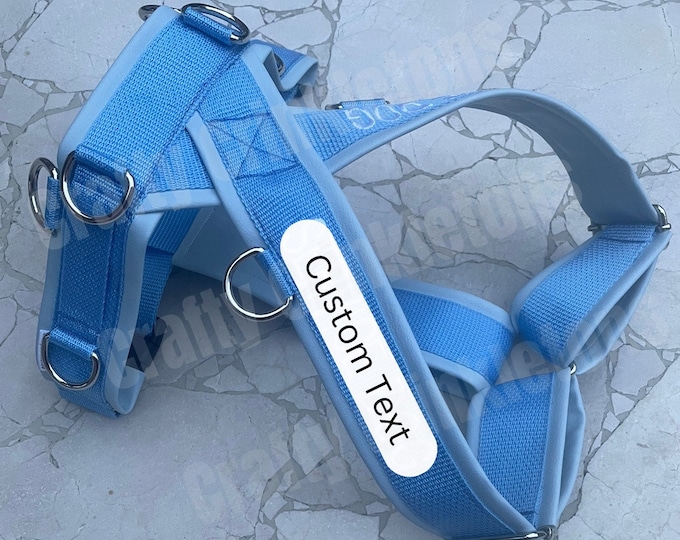 Custom Embroidered X-back Dog Harness // Custom Fleece or - Etsy