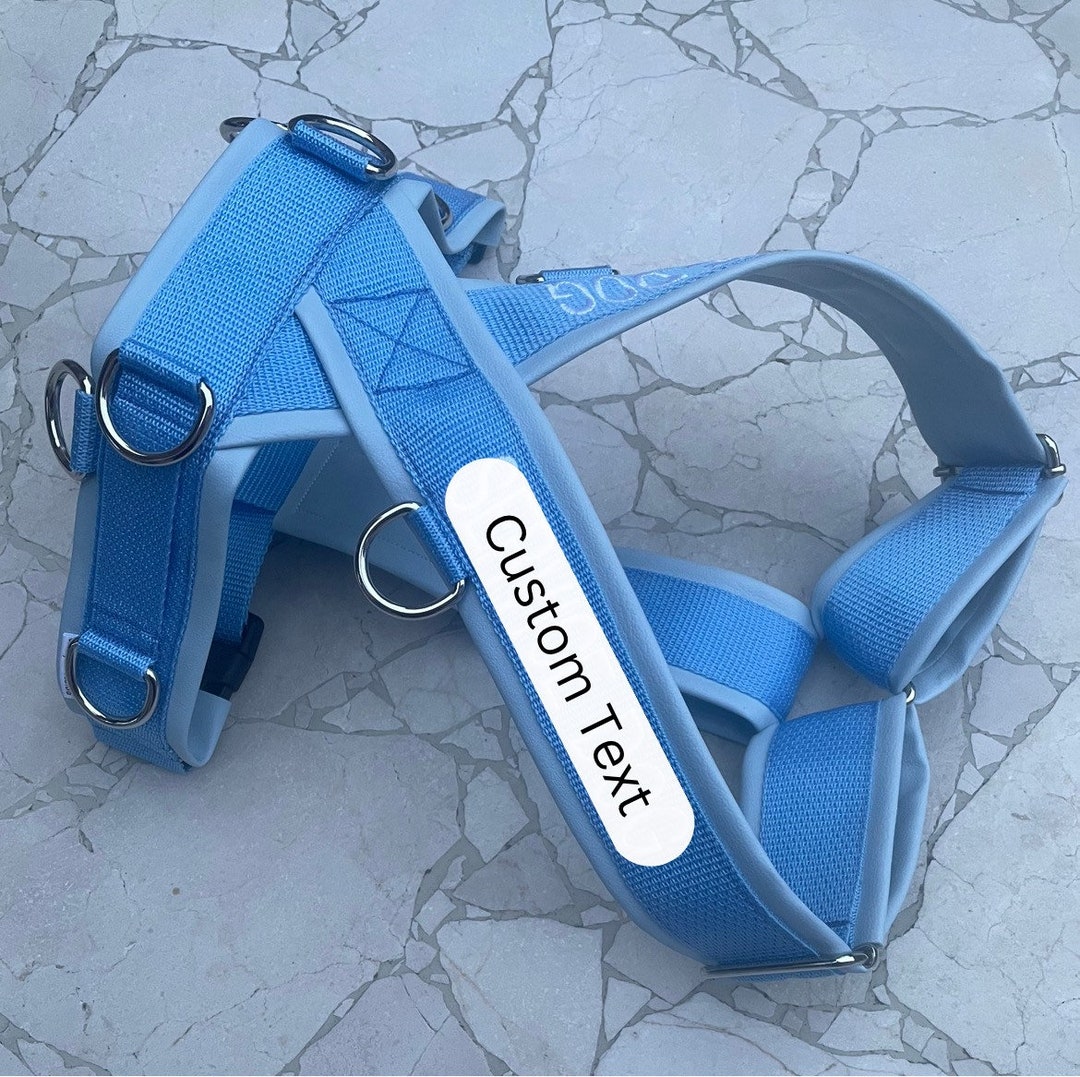 Custom Embroidered X-back Dog Harness // Custom Fleece or - Etsy