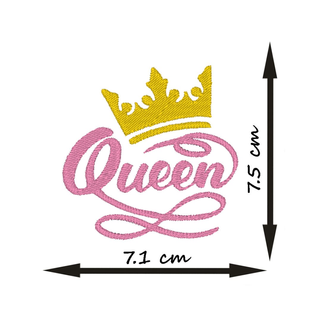Brother Embroidery Design PES File Format Digital Download Queen Crown ...