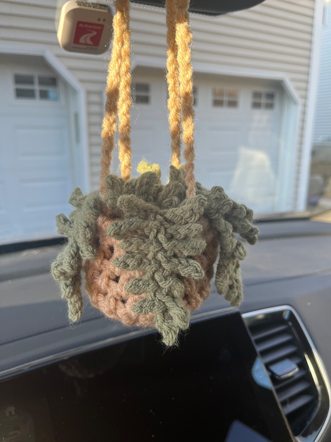 Small Crochet Hanging Plant - Etsy