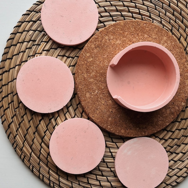 Cement Coasters - Etsy