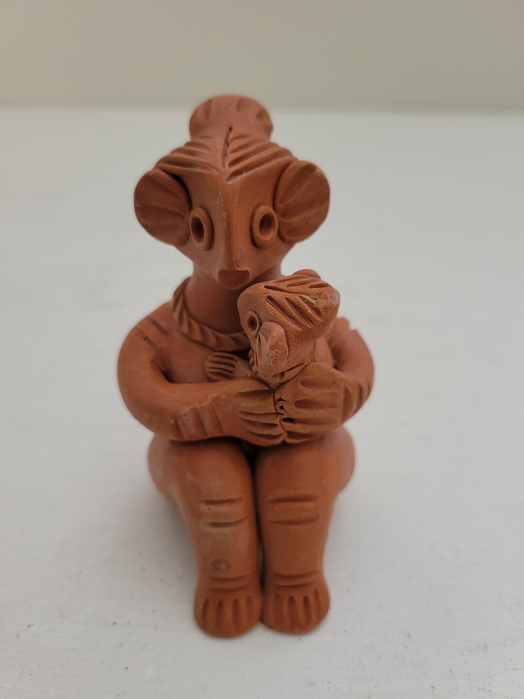 Asharikandi Terracotta Mother and Child Figure Hatima Doll India - Etsy