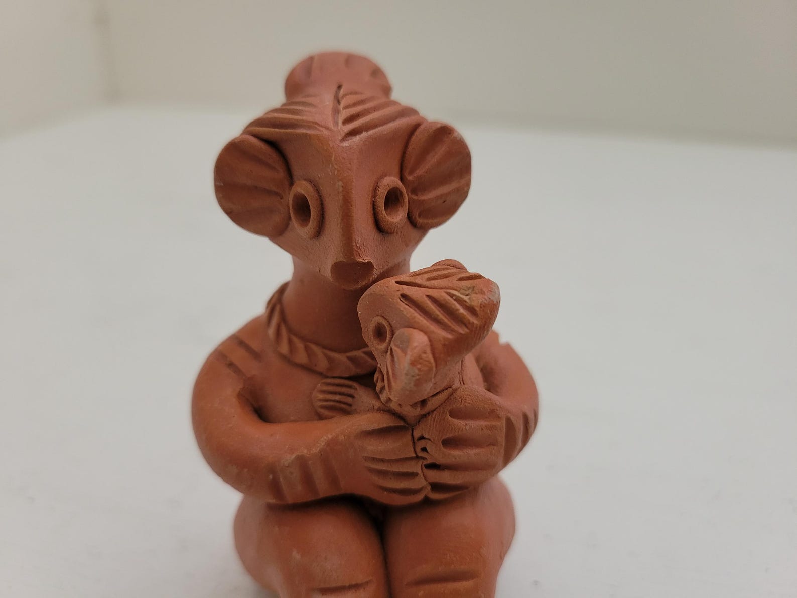 Asharikandi Terracotta Mother and Child Figure Hatima Doll India - Etsy